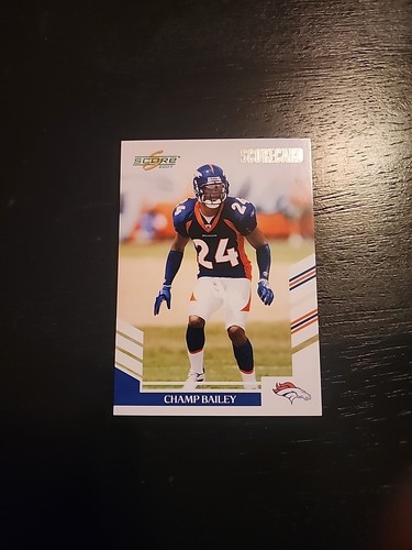 2007 Score - Champ Bailey #254 Scorecard /750 for sale online | eBay