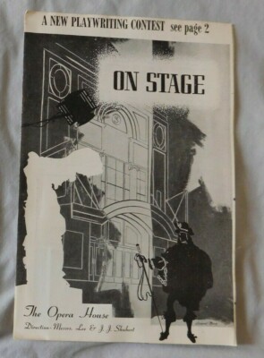 Peter Pan - Boston Theatre Playbill - Jan 29 1951 + Ticket stub Boris ...