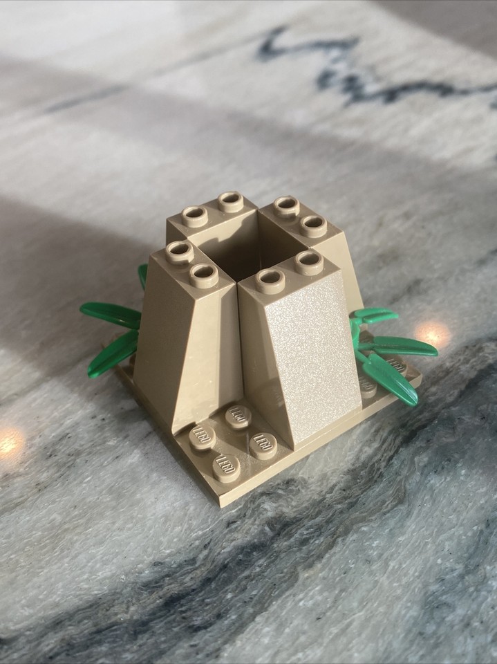 LEGO DkTan slope brick Base To Obelisk set 7307 Pharaohs Quest | eBay