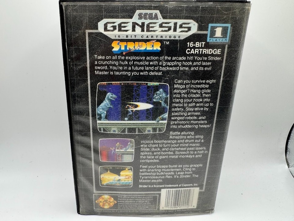 Strider (Sega Genesis, 1990) Complete in Box CIB Tested 10086011128| eBay