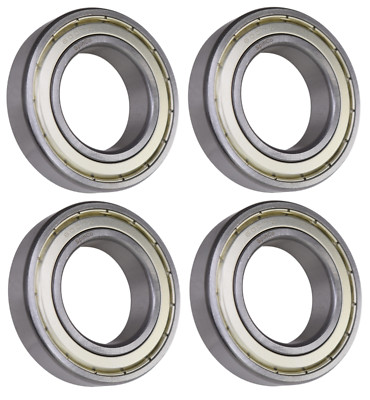 (4 Each) 6007-ZZ, 6007-2Z, 9107KDD Shielded Radial Ball Bearing ...