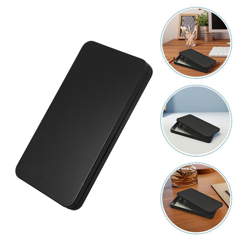 2 Pcs Safe Money Box for Cash and Coin Organizer Rectangular Holder ...