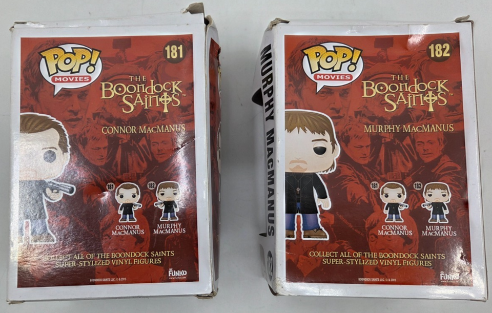 Pop! Movies The Boondock Saints 181 Connor MacManus and 182 Murphy ...