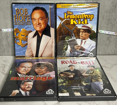 Bob Hope Film Lot (4 DVD) NEW SEALED- Road To Bali / The Lemondrop Kid ...