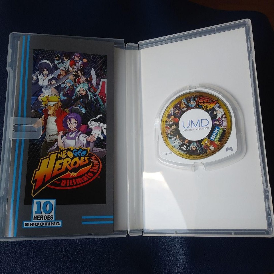 Neo Geo Heroes Ultimate PSP PlayStation Portable Shooting 2010 Game SNK ...