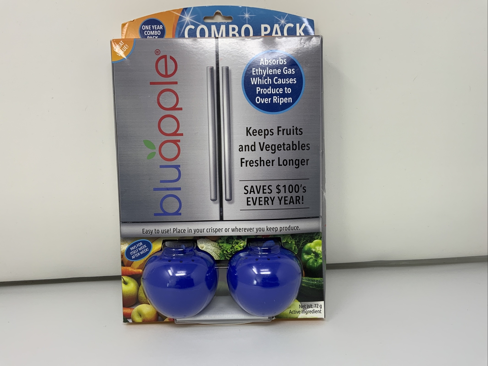 Bluapple One Year Combo Pack Freshness Balls + Refills for Fresher ...