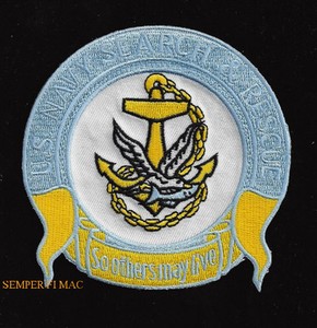SEARCH AND RESCUE SWIMMER US NAVY PATCH SPECIAL OPERATIONS OPS PIN UP ...