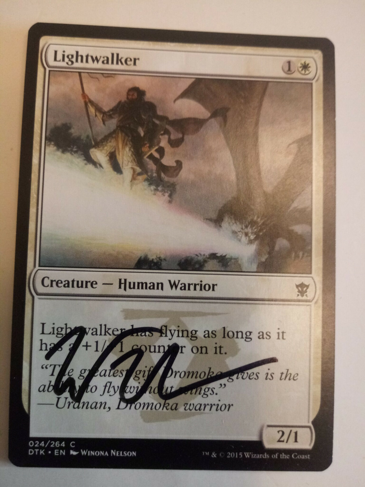 Lightwalker Signed by Winona Nelson Magic the Gathering | eBay