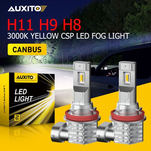 White/Yellow H8 H9 H10 9045 LED Fog Light Bulbs Kit DRL Daytime Running ...
