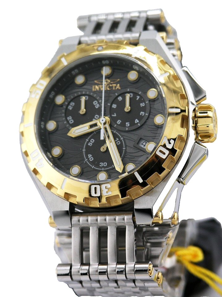 NEW INVICTA EXCURSION 44962 MASTERPIECE SWISS CHRONOGRAPH GUNMETAL ...
