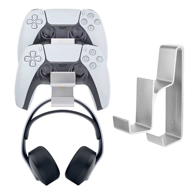 Wall Mount Stand Hanger for Game Controller Gamepad Headphone Heads | eBay