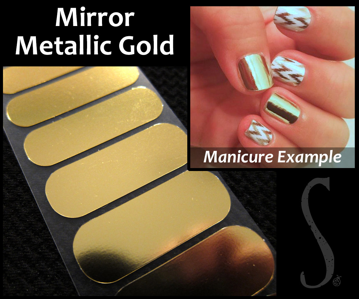 Mirror Metallic Gold Jamberry
