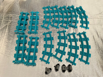 LEGO Friends Train Tracks 11 Pieces = Wheels Parts Pieces Lot NO ...