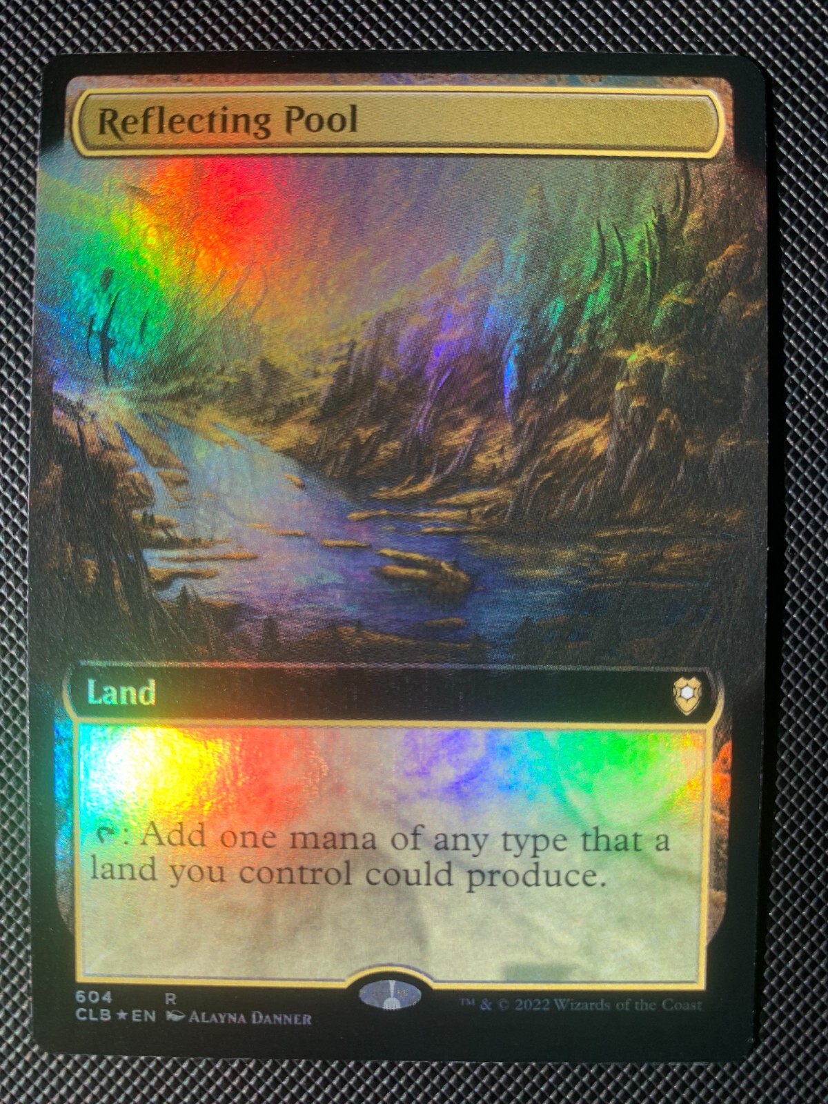 Reflecting Pool - Foil Extended Art - Commander Legends Baldur's Gate ...