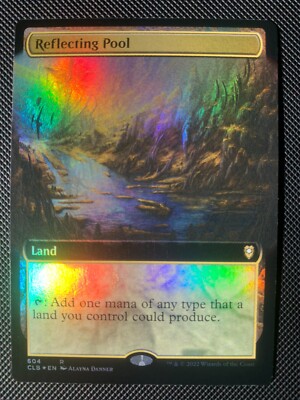 Reflecting Pool - Foil Extended Art - Commander Legends Baldur's Gate ...