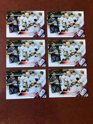 2016 Topps Baseball Series One Card #155 X (6) Lot NEW YORK YANKEES | eBay