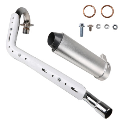 28mm Motorcycle Exhaust Muffler Pipe for 50cc -125cc CRF BBR TTR Dirt ...
