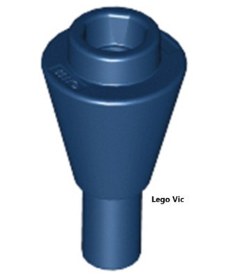 Lego 11610 x4 Cone 1x1 Dark Blue du Star Wars 75233 Heroes 76153 MOC ...