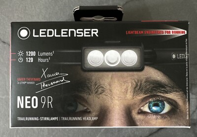 Ledlenser NEO9R Rechargeable 1200 Lumen LED Running Head Torch with ...
