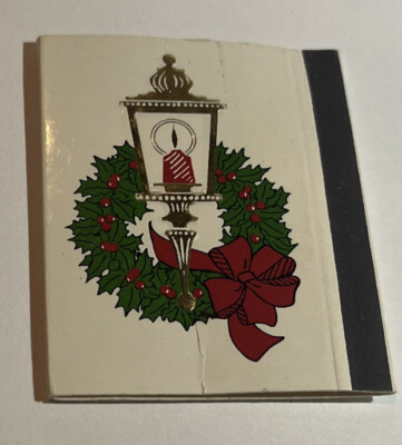 Season's Greetings Wreath Staff of the Capitol Hill Club Matchbook ...