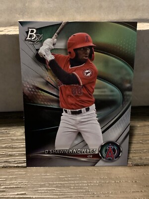 2022 Bowman Platinum Top Prospect D'Shawn Knowles #TOP-96 Los Angeles ...