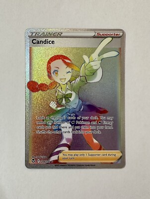 Pokémon TCG - Candice 204/195 - SWSH Silver Tempest - Rainbow Secret ...