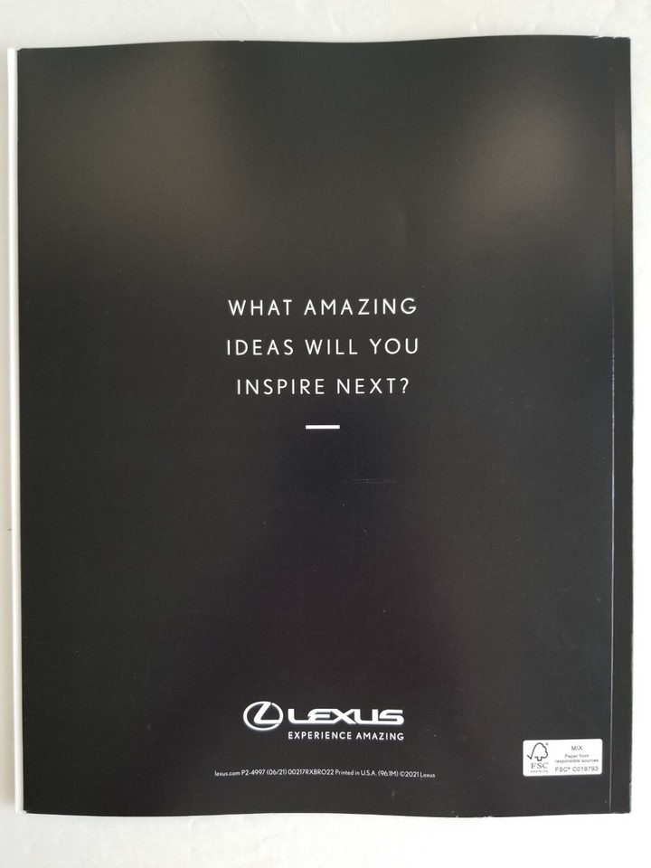 2022 LEXUS RX BROCHURE CATALOG | eBay