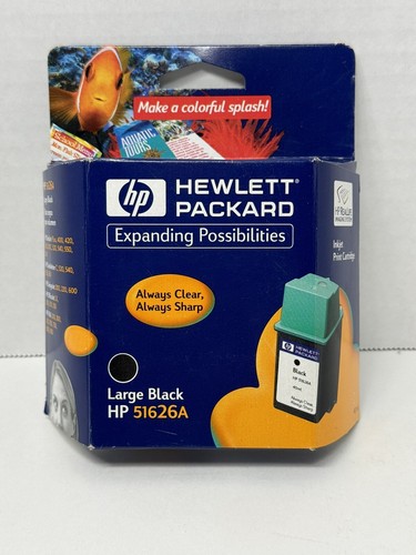 Hewlett Packard HP Printer Ink Cartridge HP 51626A 26 Large Black ...