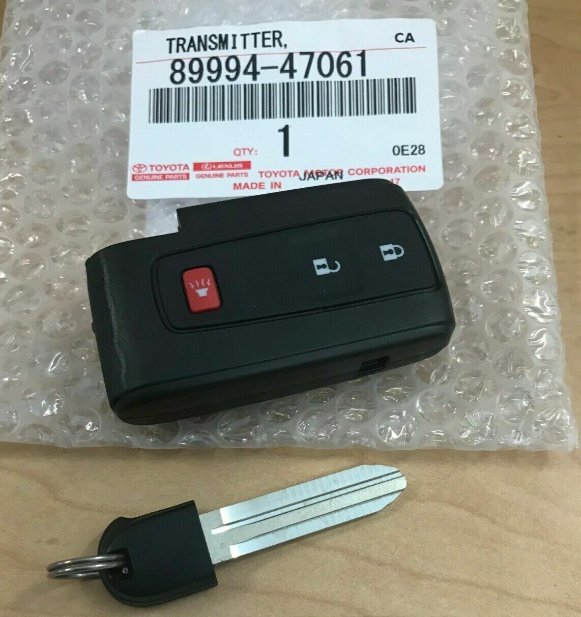 OEM FACTORY TOYOTA PRIUS 2004 - 2009 SMART KEY ENTRY REMOTE 89994-47061 ...