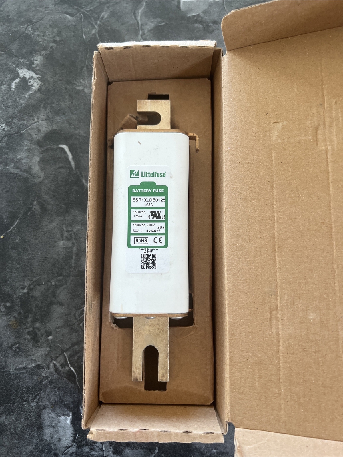 Littelfuse Battery Fuse ESR1XLDB0125 125A 1500VDC New | eBay