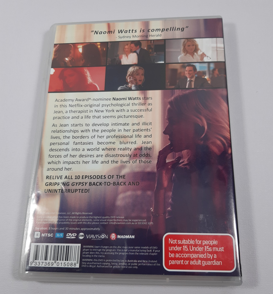Gypsy The Complete Series PAL TV Series DVD R4 VGC Naomi Watts | eBay ...