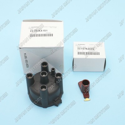 New Genuine OEM Subaru Rotor & Distributor Cap Kit For Sambar Truck KS3 ...