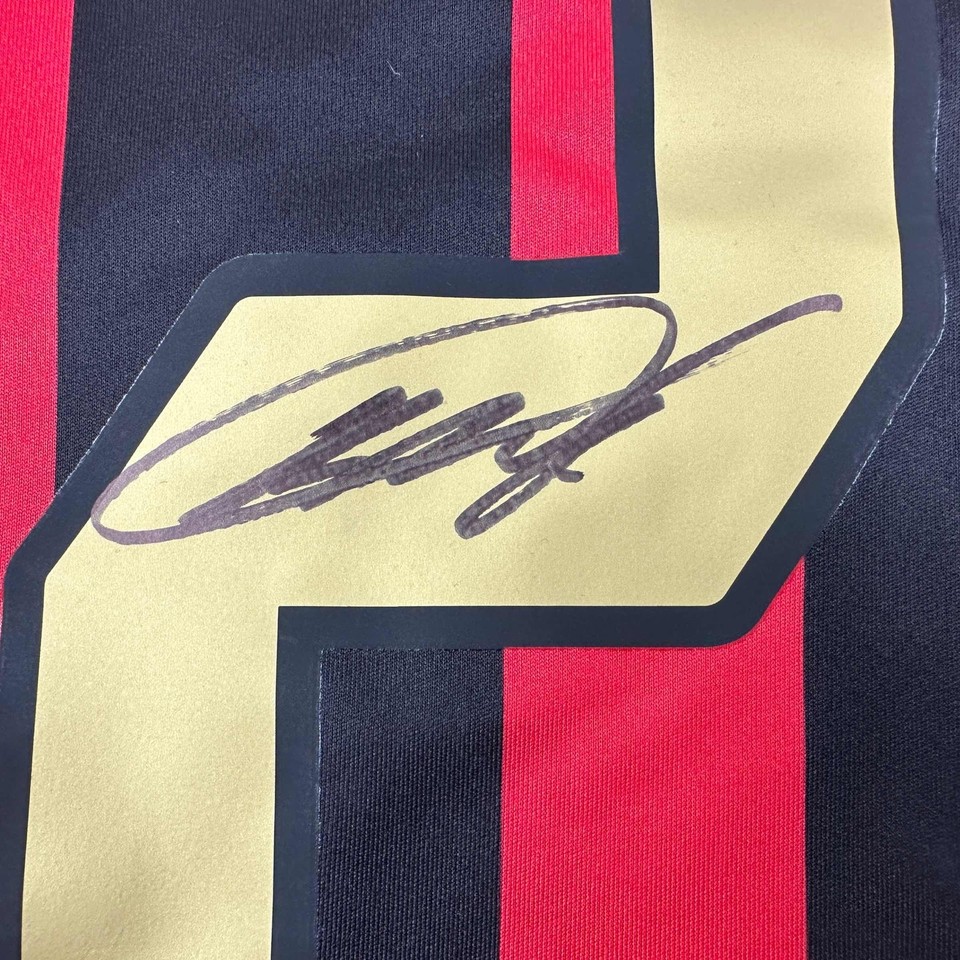 Autographed/Signed Ricardo Kaka AC Milan Black/Red Soccer Jersey ...
