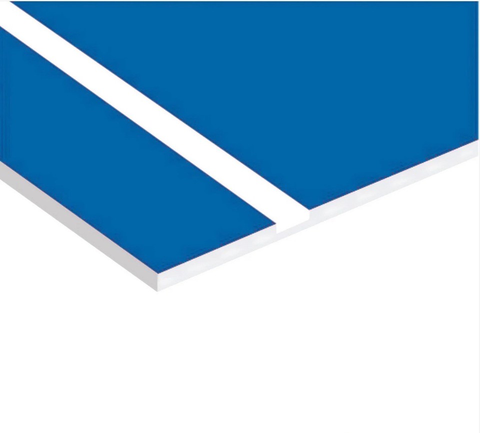 Two Tone Laserable Acrylic Sheet Matte Plastic 1/16" Sign Material ...