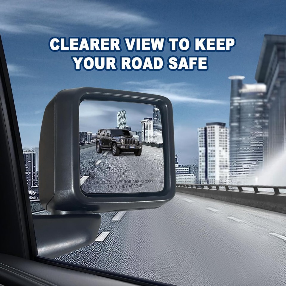 Pair Left & Right Power Heated Mirror for Jeep Gladiator Wrangler JL ...