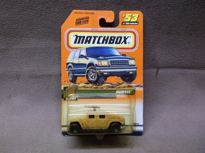 MATCHBOX 2000 #53 TAN HUMVEE AM GENERAL HUMMER MILITARY US ARMY ALPHA ...