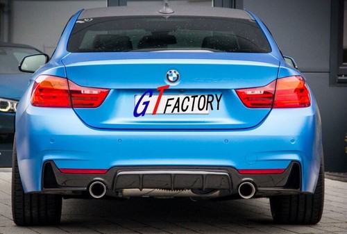CARBON REAR DIFFUSER SPOILER P STYLE FOR BMW F32 F33 F36 M TECH M ...