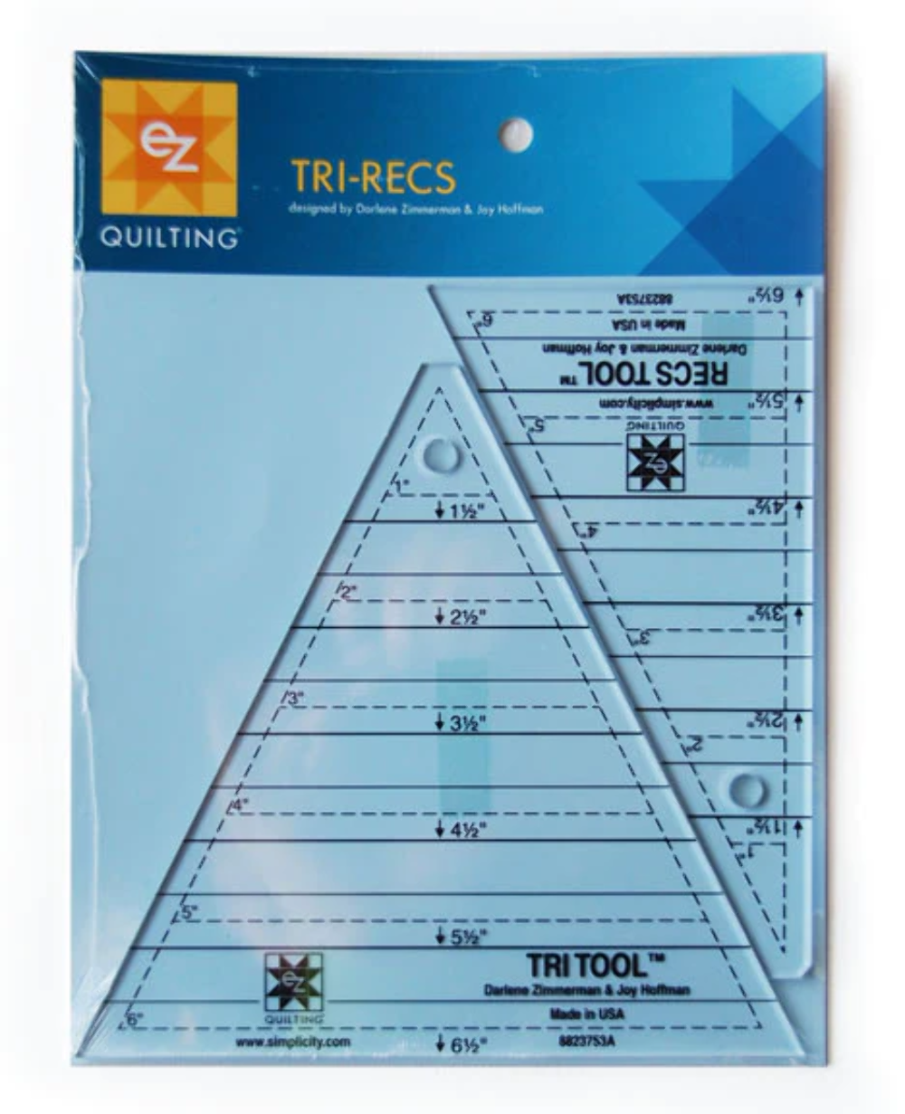 TRI-RECS TOOLS, Wrights EZ Quilting/Zimmerman, 2 Rulers, 8823753A | eBay