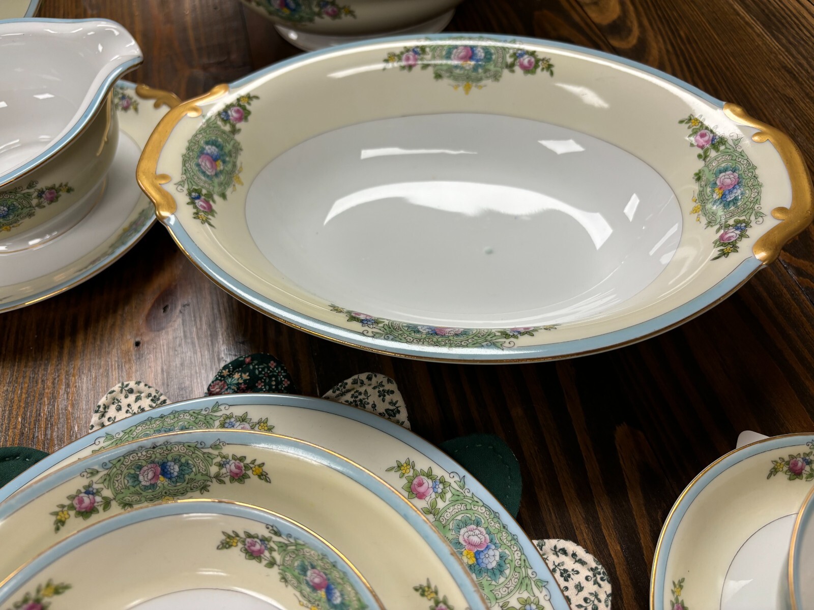 VINTAGE SANGO CHINA - SET OF 6 PLACE SETTINGS - MADE IN JAPAN-50 PIECES ...