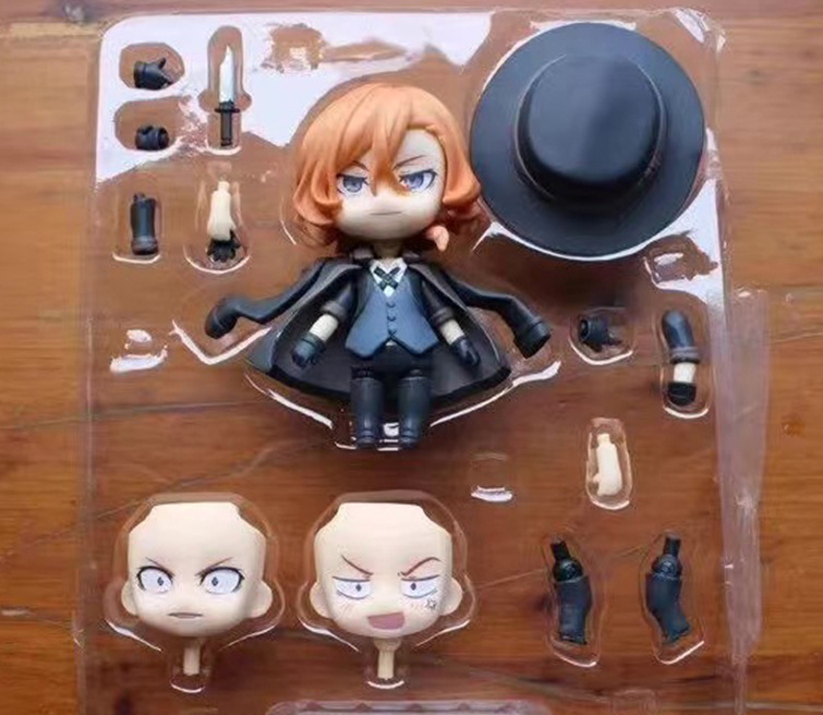 Bungo Stray Dogs Dazai Osamu Nakahara Chuuya 10Cm Action Figure Q Ver ...