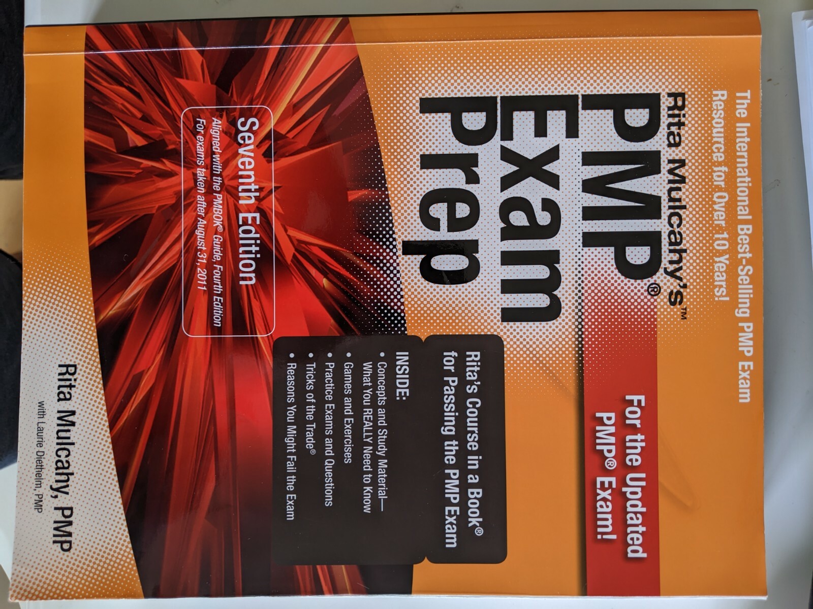 PMP Exam Prep by Rita Mulcahy and Laurie Diethelm (Trade Paperback) for ...