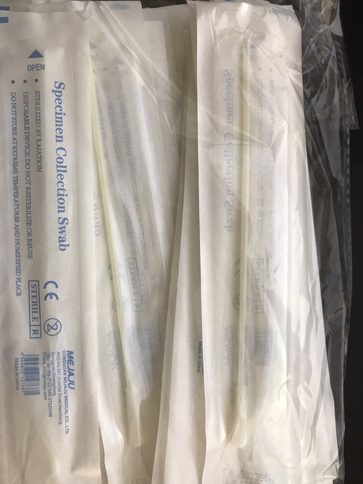 Specimen Collection Swabs With Plastic Handle 100 PCs FAST SHIPPING 🚚💨 ...