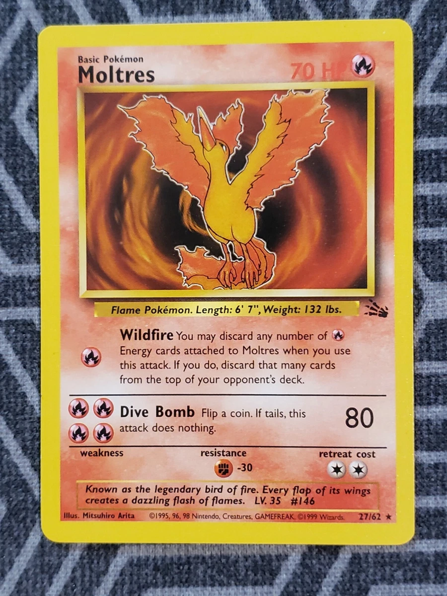 Moltres Pokemon Card