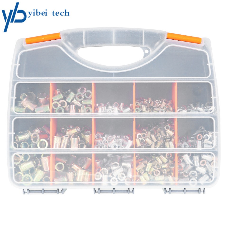 900Pcs Rivet Nut Gun Kit Rivnut Tool Nut Setter Thread Setting Nutsert ...