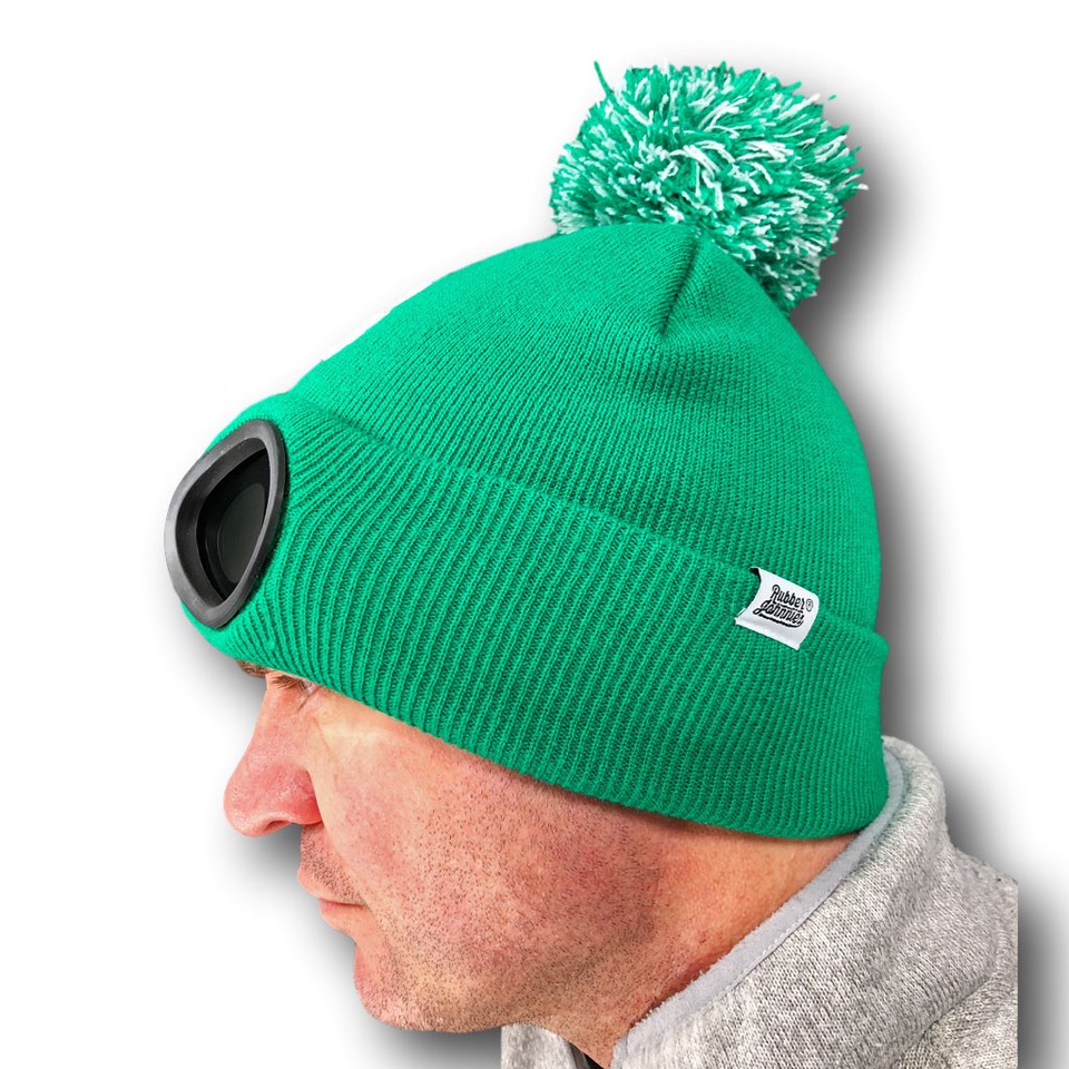 St Patrick's Day Ireland Rugby Hat Knitted Winter Ski Beanie With ...
