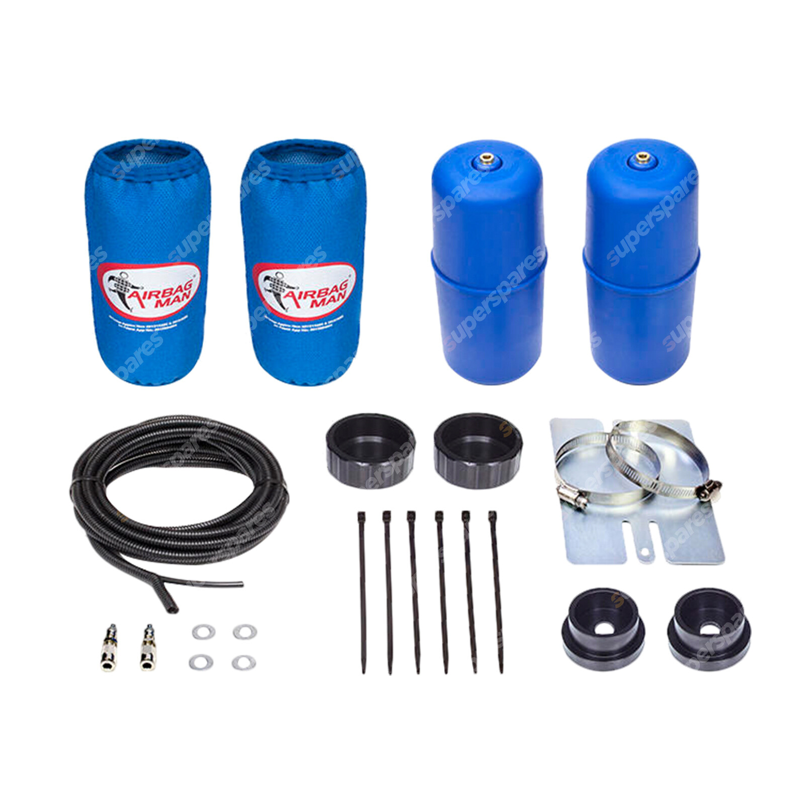Airbag Man 40-50mm Raised Air Suspension Coil Springs Helper Kit High ...