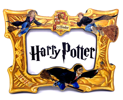 Harry Potter Gryffindor Picture Frame Y2K 2000 Warner Brothers Fetco ...