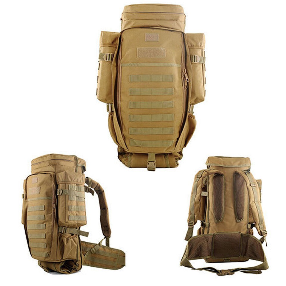 56L Large Military Tactical Backpack Tactical Rifle Bag Army Molle Bag ...