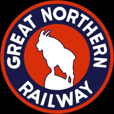 Great Northern Railway NEW Sign 28" Dia. Round AMERICAN STEEL | eBay