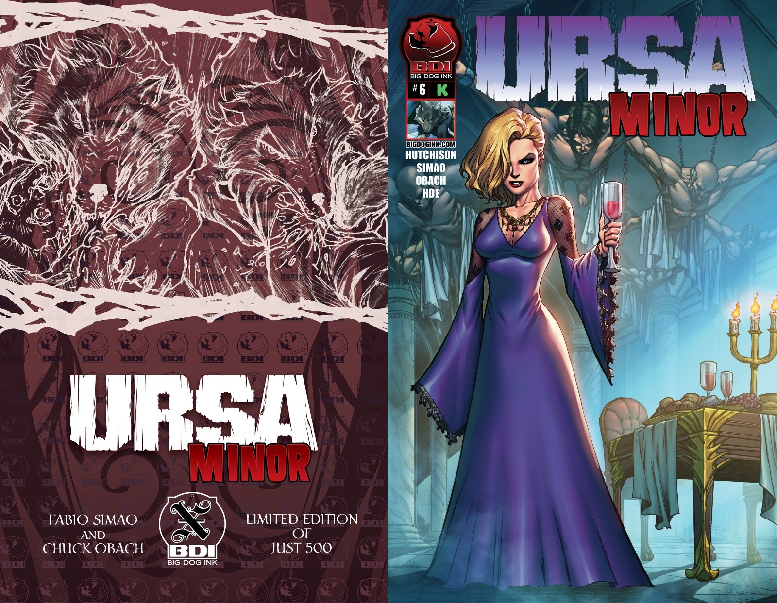 BIG DOG INK URSA MINOR VOL 3 #6 VAMPIRE BRIDE STANDARD COVER | eBay